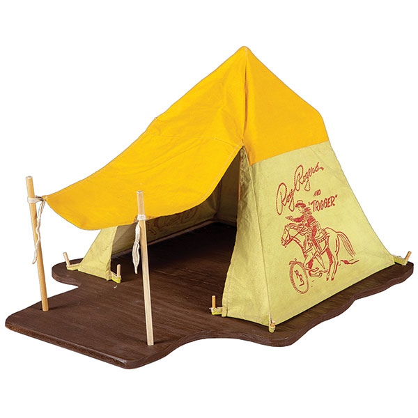 Roy Rogers, Tent, Yellow, Red Printed Logo, Front Flap, Store Display ...