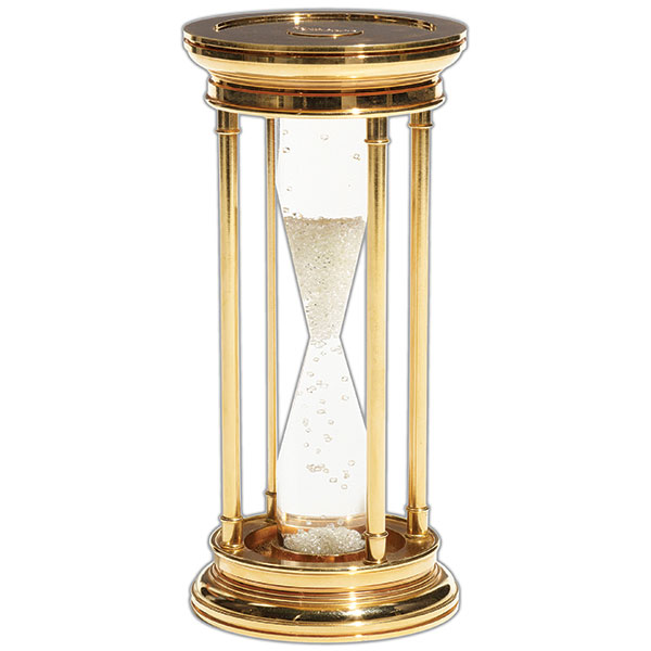Scientific Instruments, Hourglass, De Beers & Louis Glick, Brass ...